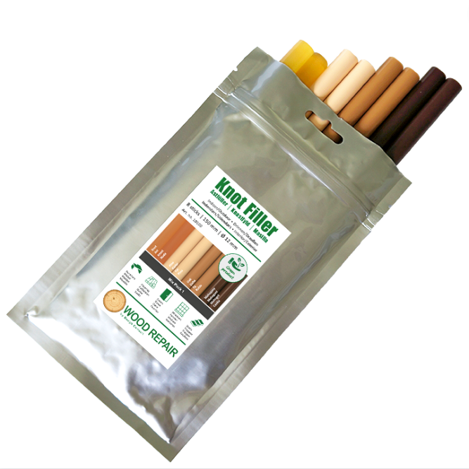 Wood Repair Thermelt® Knot Filler Sticks, COMPACT MIX PACK #1 ...
