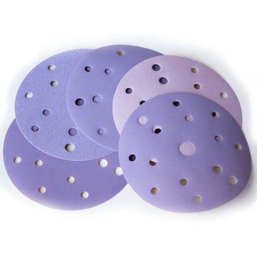 Smirdex 740 Ceramic Line Abrasive Discs 150mm - 15 Holes — Woodworksupply